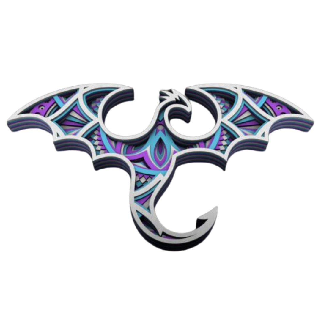 Laser Cut Flying Dragon – MADARI FASHIONS