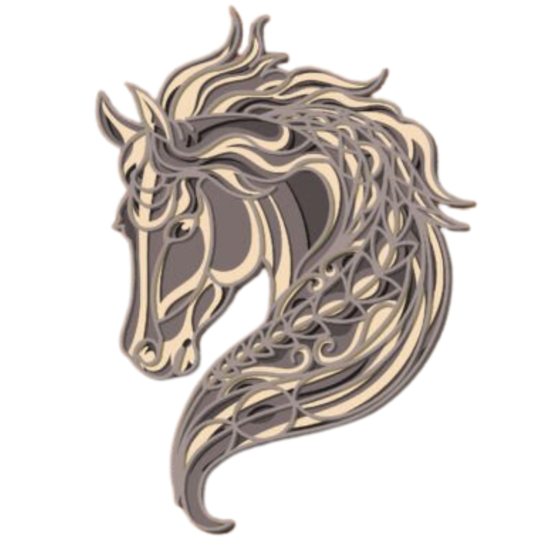 Laser Cut Horse Head – MADARI FASHIONS