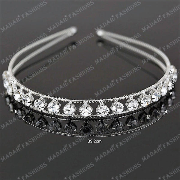 Single Row Crystal Tiara – MADARI FASHIONS