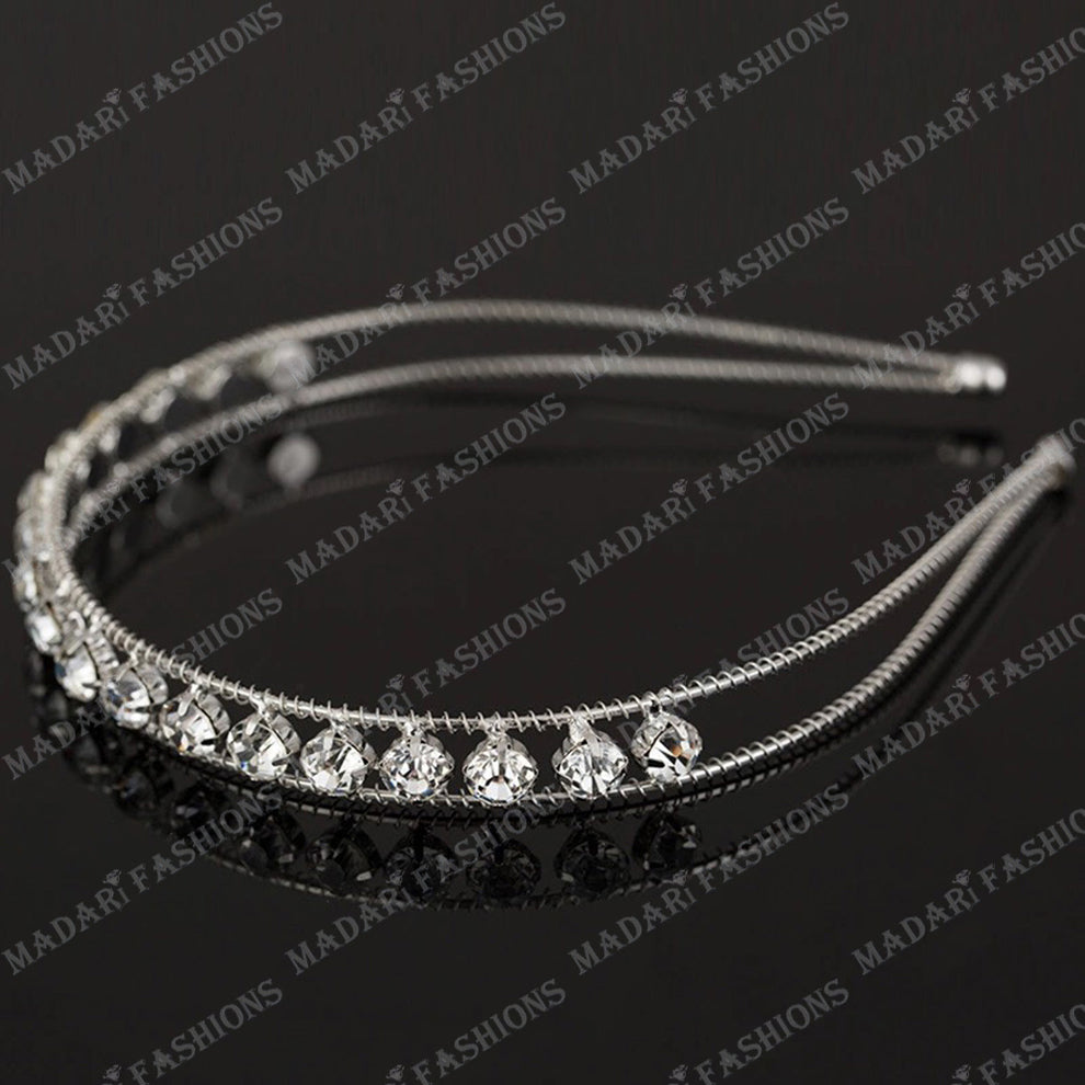Single Row Crystal Tiara – MADARI FASHIONS