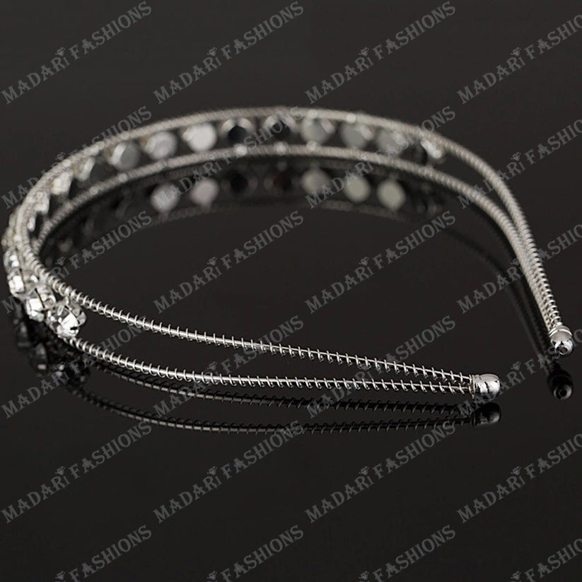 Single Row Crystal Tiara – MADARI FASHIONS